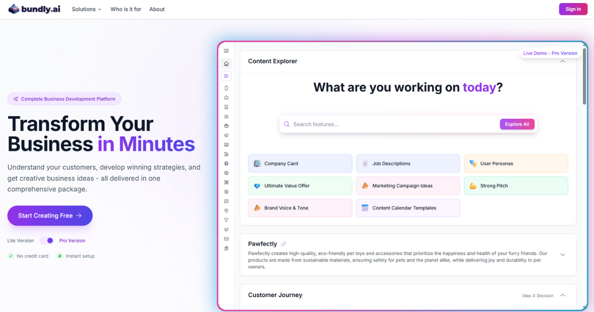 Bundly - AI-Powered Business Development Platform
